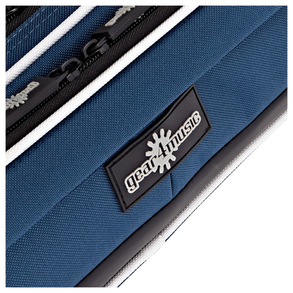 Deluxe Flute Case by Gear4music, Blue at Gear4music