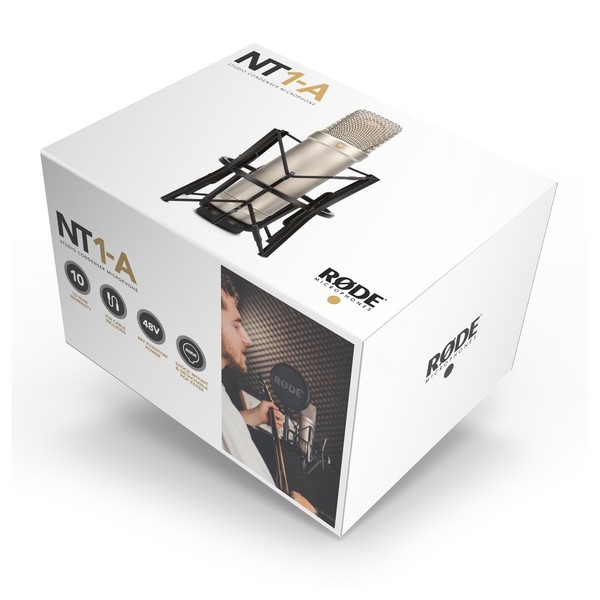 Rode NT1-A Vocal Recording Pack With Reflection Filter And Mic Stand na ...