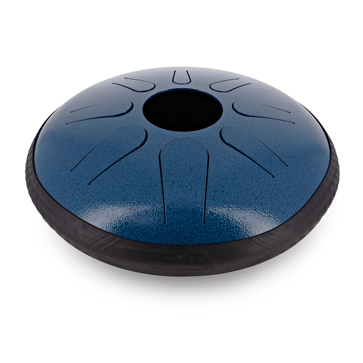 DISC Idiopan Domina 12'' Tunable Steel Tongue Drum, Blue Wave | Gear4music
