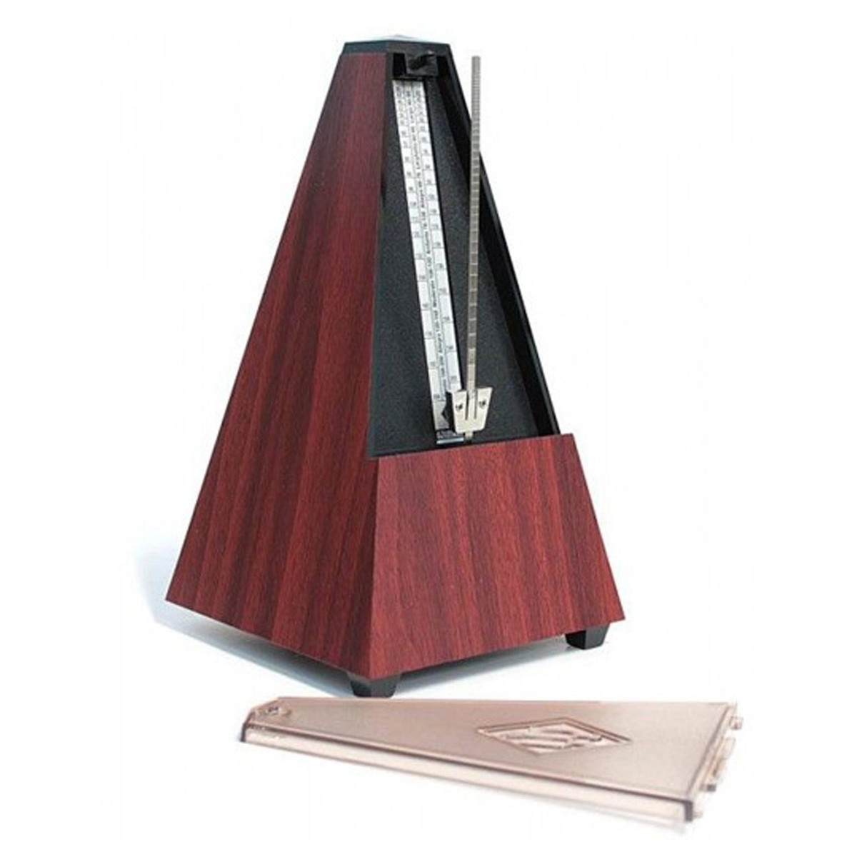 Wittner W812K Plastic Metronome with Bell, Mahogany | Gear4music