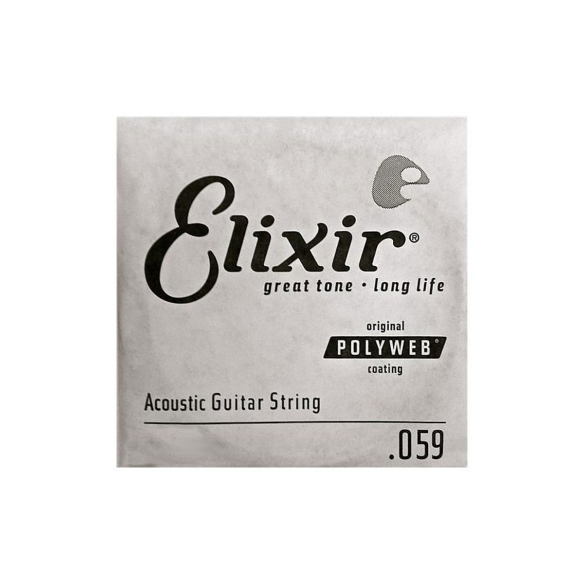 OFFLINE Elixir E13159 Polyweb 80/20 Acoustic Single String, .059 at ...