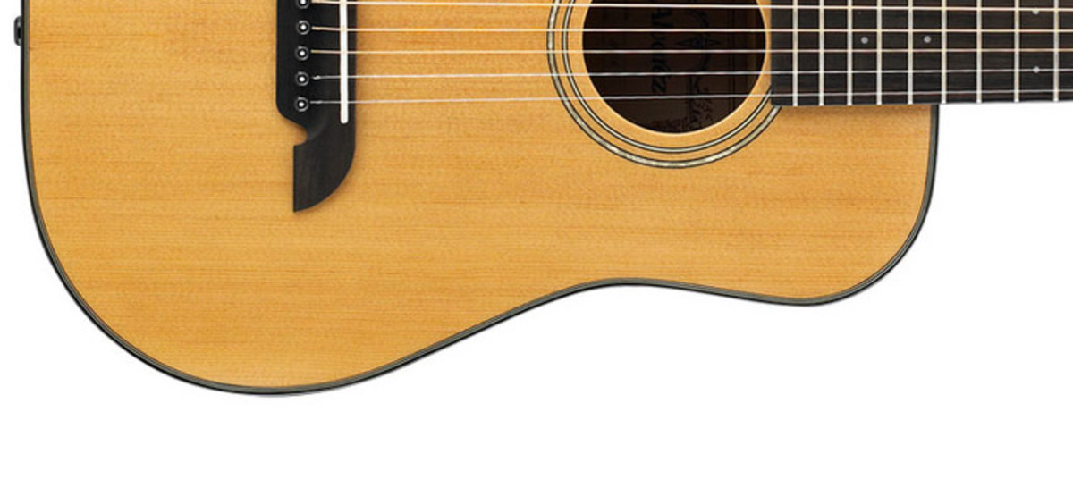 DISC Alvarez RT16 Travel Acoustic Guitar, Natural with Gigbag | Gear4music