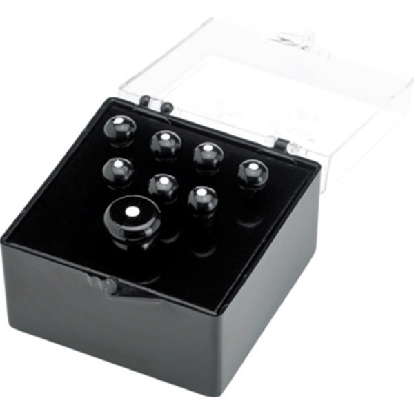 Fender Acoustic Bridge Pin Set, Black with White Dots at Gear4music