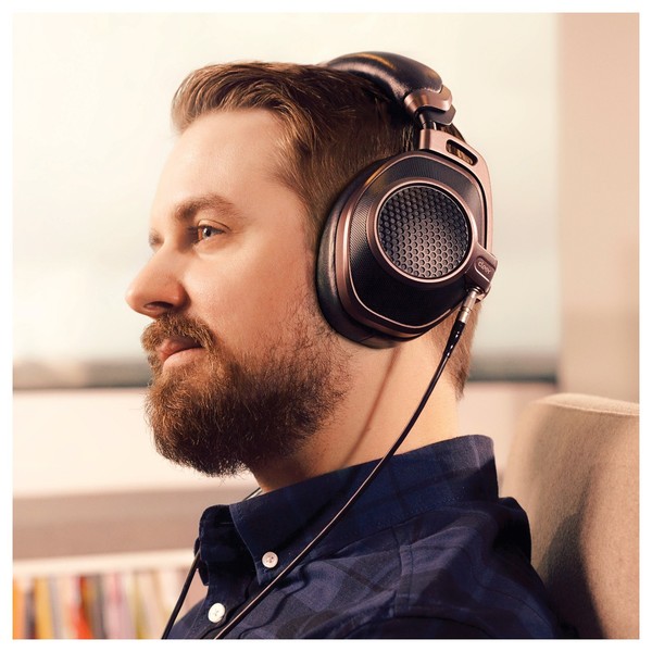 Cleer Next Audiophile Headphones, Titanium at Gear4music