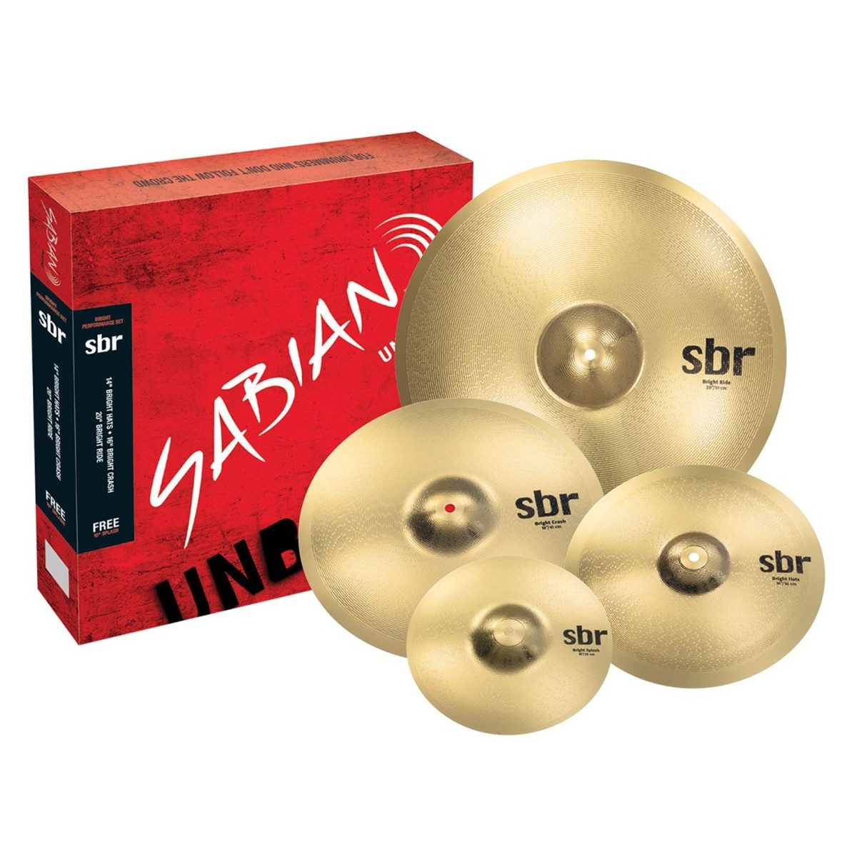 DISC Sabian SBR Bright Performance Pack at Gear4music
