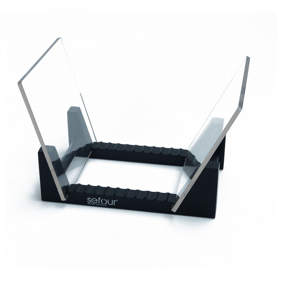 DISC Sefour RH130 Record Holder (Small), Black | Gear4music