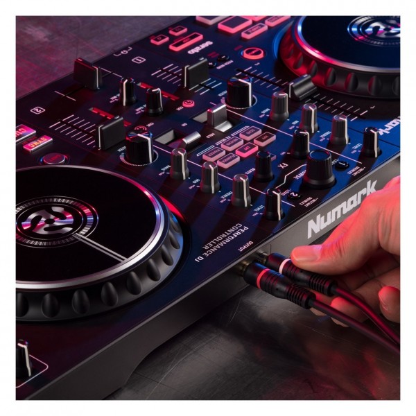 Numark Mixtrack Pro FX DJ Controller with M-Audio BX3 Studio Monitors ...