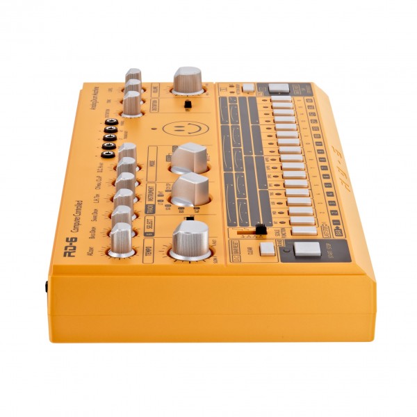 Behringer RD-6 Drum Machine, Yellow at Gear4music