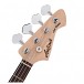 Aria JET-B Bass, See Through Vintage White at Gear4music