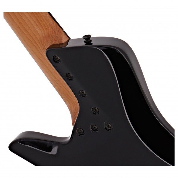 RedSub Coliseum Fanned Fret 6-String Bass, Purple Burl Burst at Gear4music