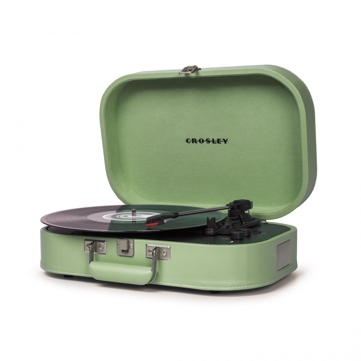 DISC Crosley Discovery Portable Turntable, Seafoam at Gear4music