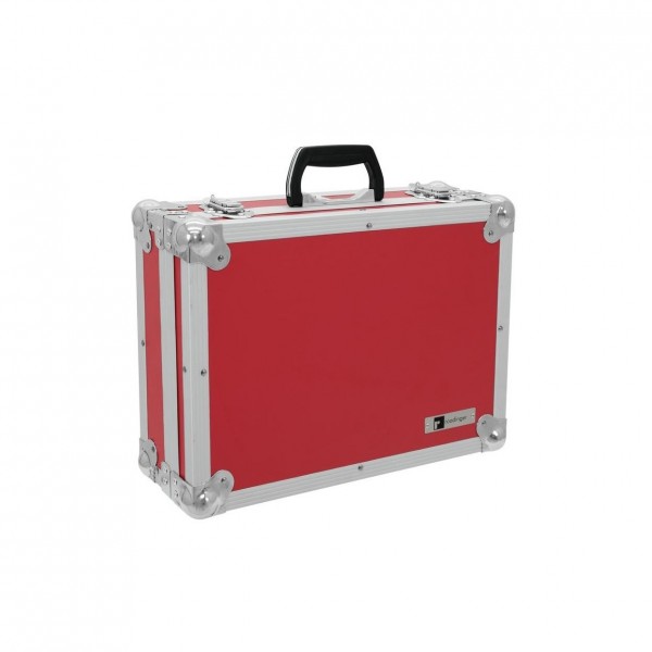 Roadinger Universal Flightcase, 420 x 120 x 295mm, Red at Gear4music