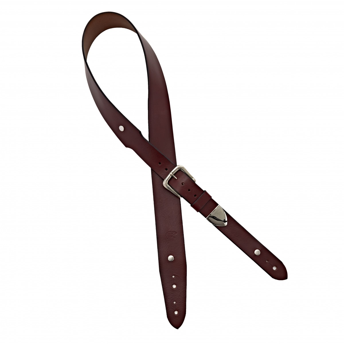 Bear Straps Western Classic Guitar Strap, Brown w/ Nickel Buckle ...