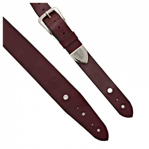 Bear Straps Western Classic Guitar Strap, Brown w/ Nickel Buckle at ...