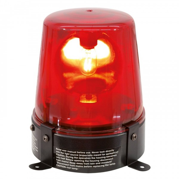 Eurolite DE-1 LED Police Light Beacon, Red at Gear4music