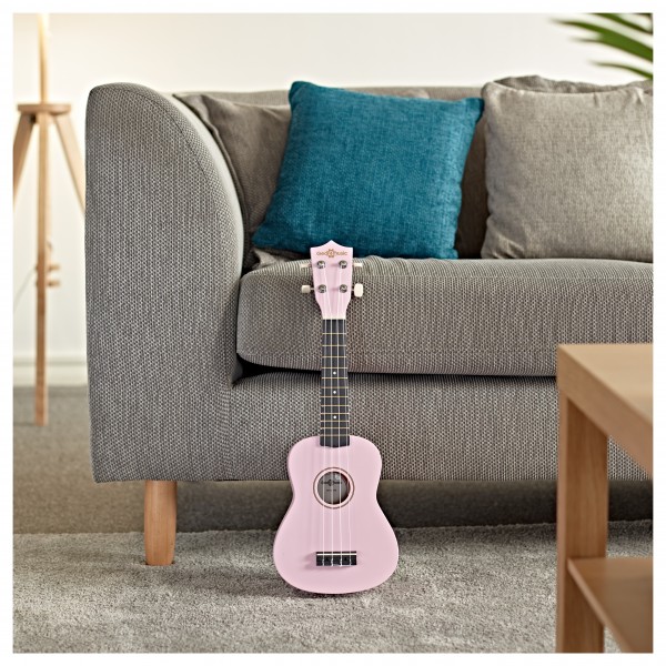 Ukulele by Gear4music, Pink at Gear4music