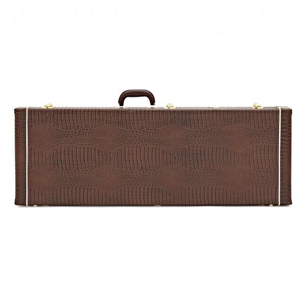 Deluxe Electric Guitar Case by Gear4music, Crocodile at Gear4music