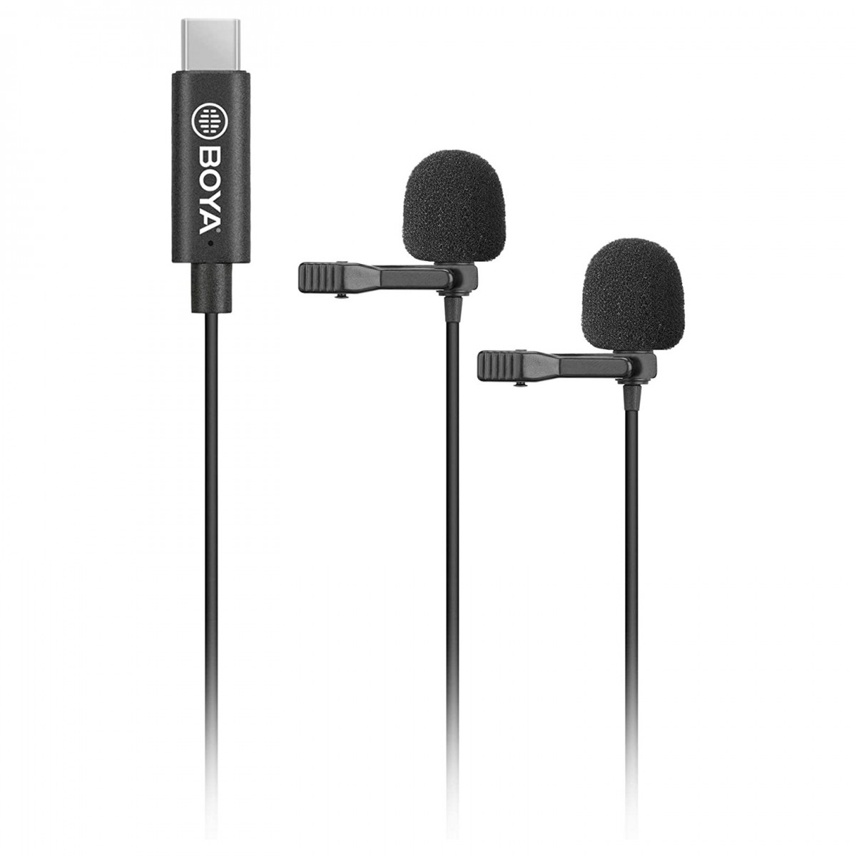 DISC BOYA BY-M3D Dual-Mic Lavalier Mic for Android Device at Gear4music