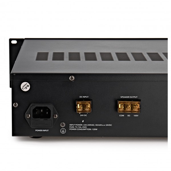 SubZero 120W 100V Line Mixer Amplifier at Gear4music