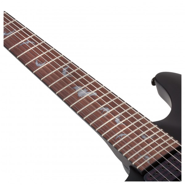 Schecter Damien-7 Left Handed 7 String, Satin Black at Gear4music