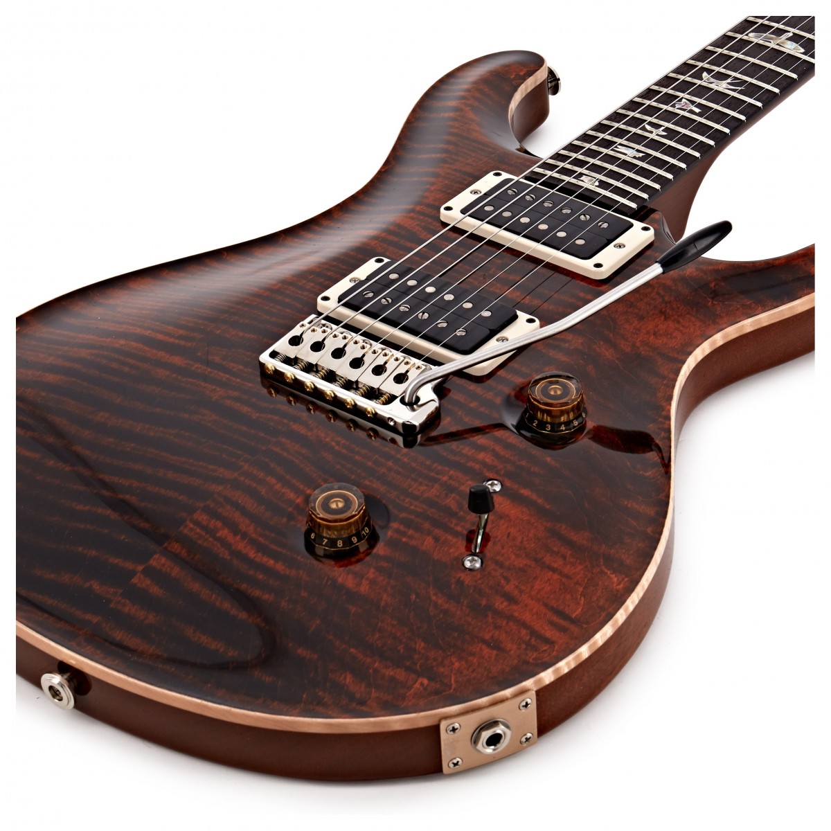 DISC PRS Custom 24, Orange Tiger Fade #0310222 at Gear4music