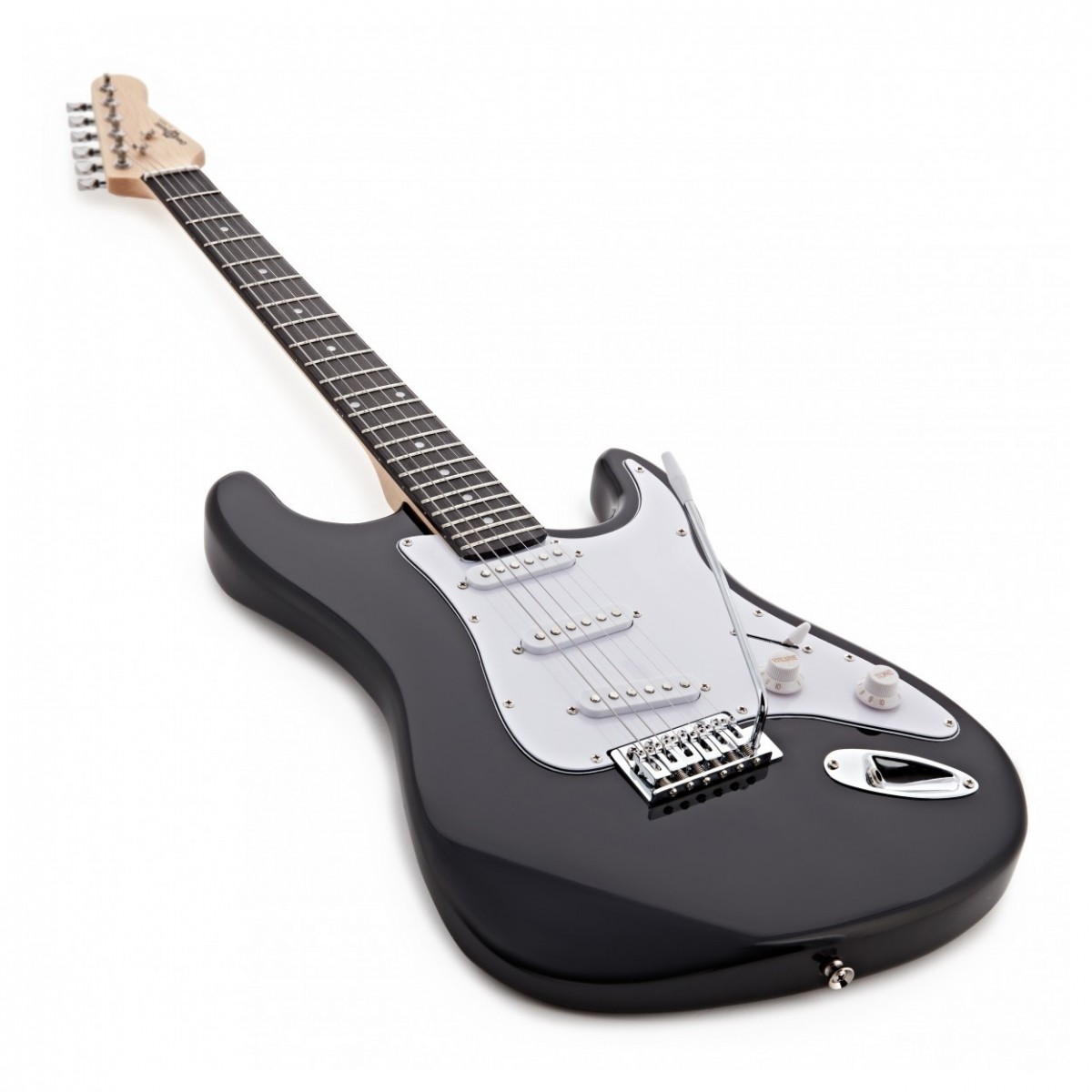 Electric Guitar LA by Gear4music Starter Pack Black at Gear4music