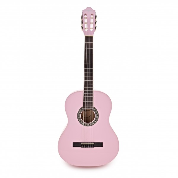 Classical Guitar, Pink, by Gear4music at Gear4music