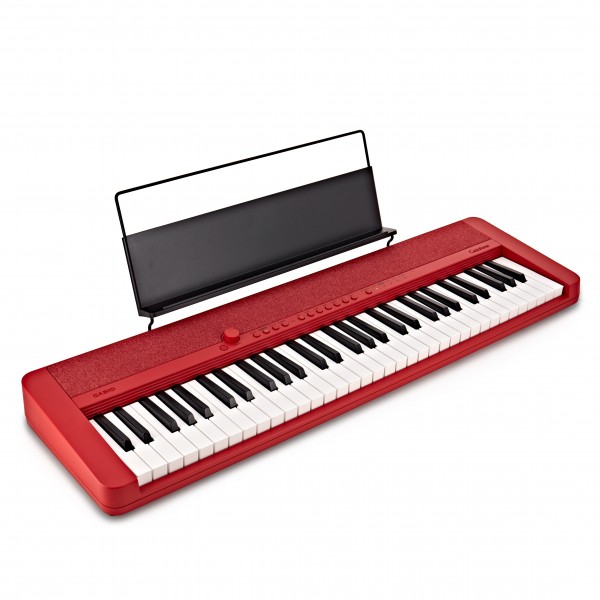Casio CT-S1 Portable Keyboard, Red at Gear4music
