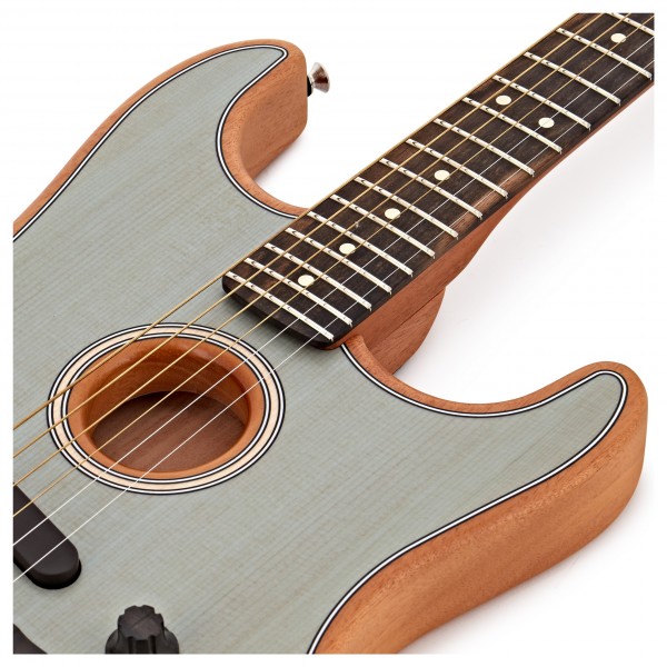 Fender American Acoustasonic Strat, Transparent Sonic Blue | Gear4music