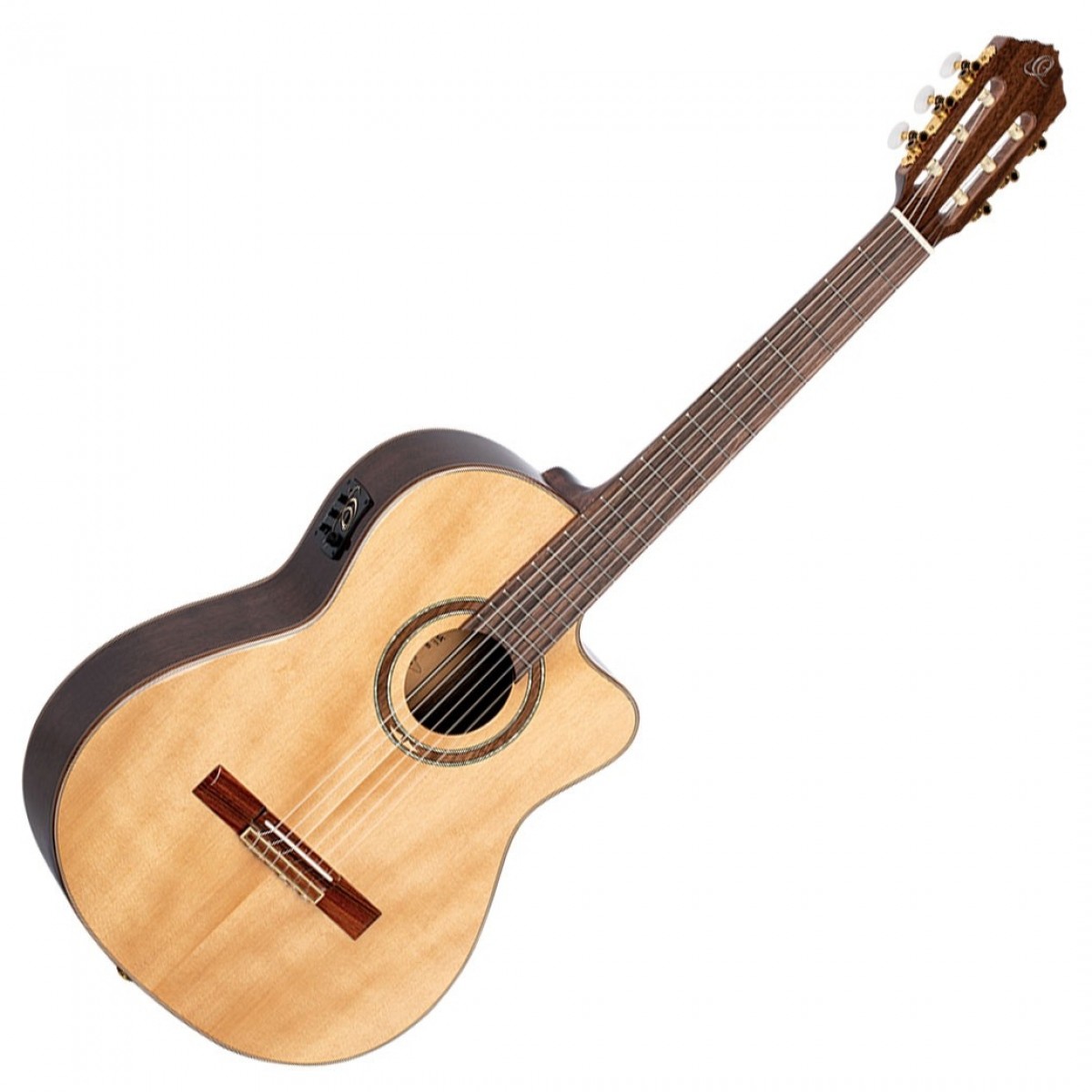 Ortega Performer Series Electro Nylon String, Solid Spruce at Gear4music