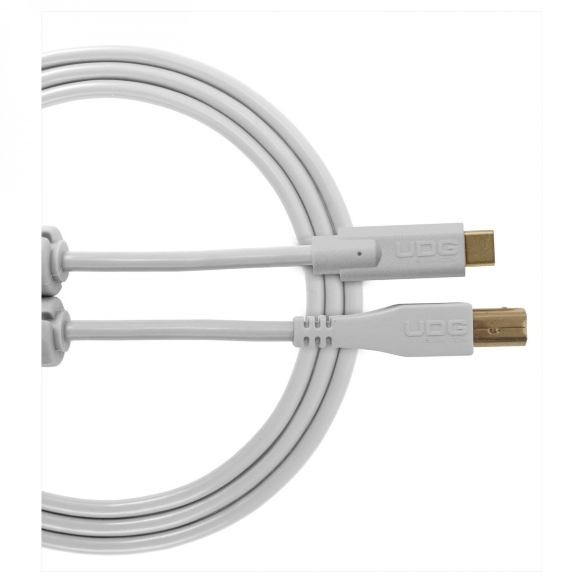 UDG Cable USB 2.0 (Type C-B) Straight 1.5M White at Gear4music