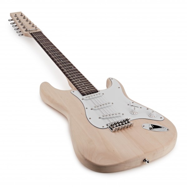 Guitarworks Duo-Cutaway 12 String DIY Electric Guitar Kit at Gear4music