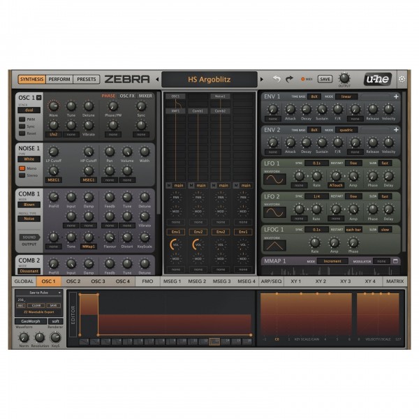 u-he Zebra 2 at Gear4music