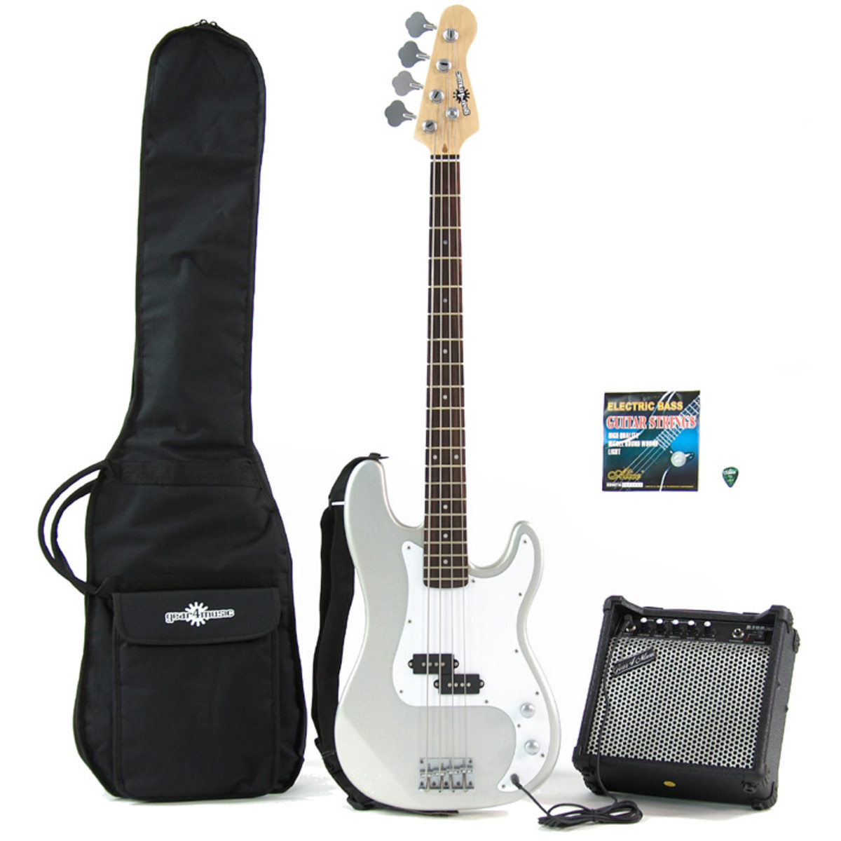 Electric G-4 Bass Guitar Amp Pack,SF NL at Gear4music