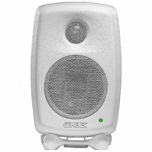 Genelec 6010B Bi-Amped Studio Monitor, White (Pair) at Gear4music