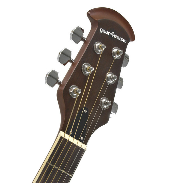 Deluxe Round Back Electro Acoustic Guitar, Red Burst - Nearly New at ...