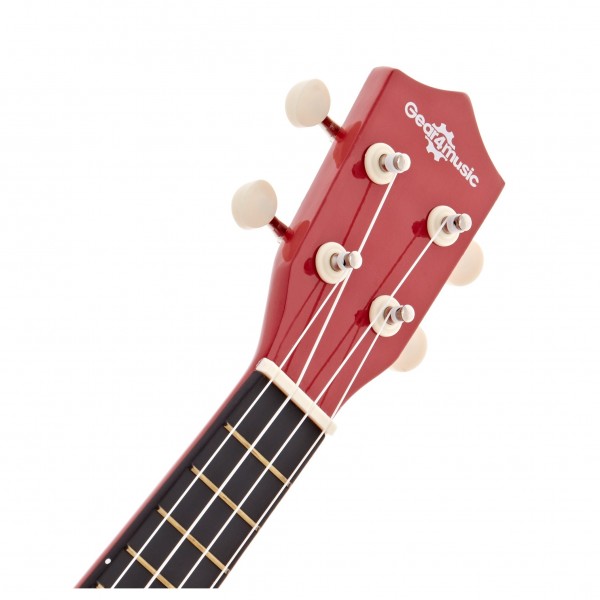 Ukulele by Gear4music, Red at Gear4music