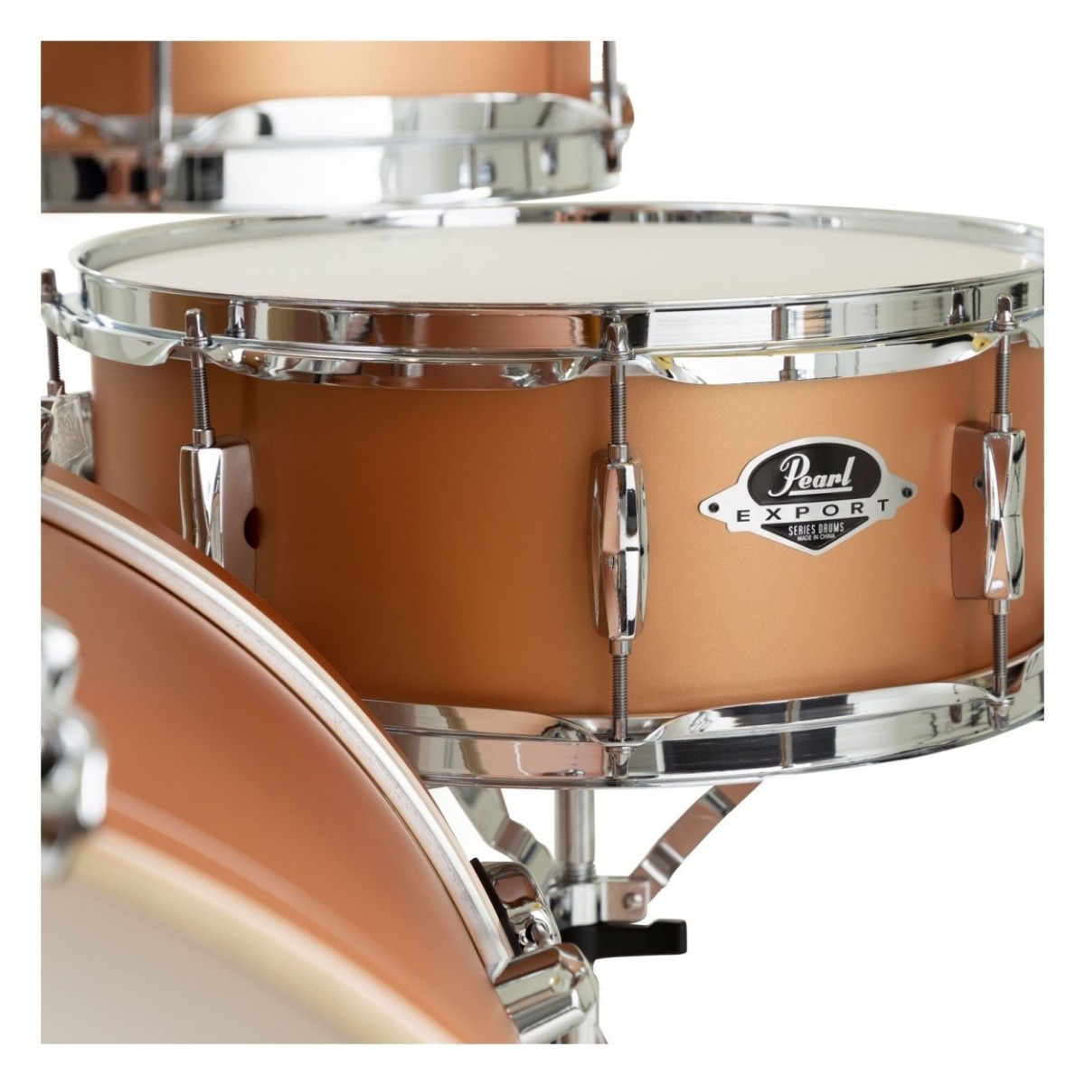 DISC Pearl Export 20'' Fusion Drum Kit w/Stool and Sticks, Aztec Gold ...