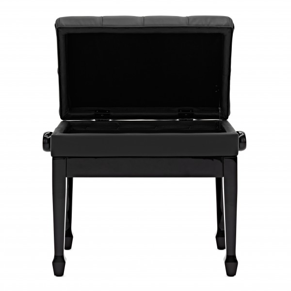 Premium Piano Stool with Storage by Gear4music at Gear4music