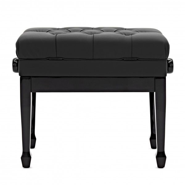 Premium Piano Stool with Storage by Gear4music at Gear4music