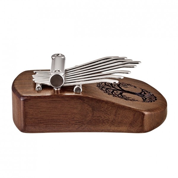 Meinl Mini Kalimba, 8 notes, tree of life, black walnut at Gear4music