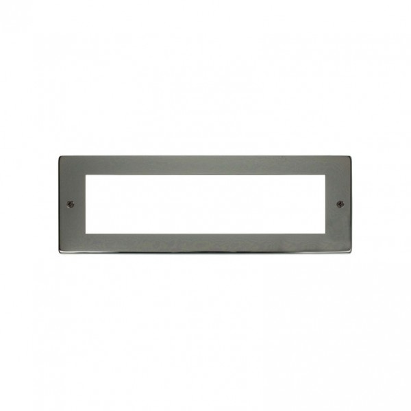 Click New Media 8 Module Front Plate, Black Nickel at AV.com