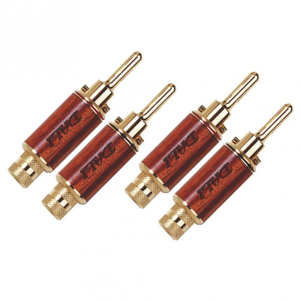 DALI Luxury 4mm Banana Plugs In Wooden Presentation Box (Set Of 4) at ...