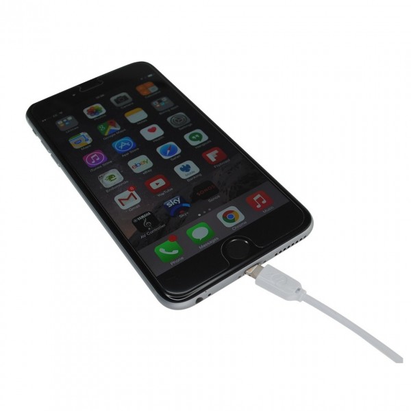DISC Fisual S-Flex USB To Lightning Cable 1m at Gear4music