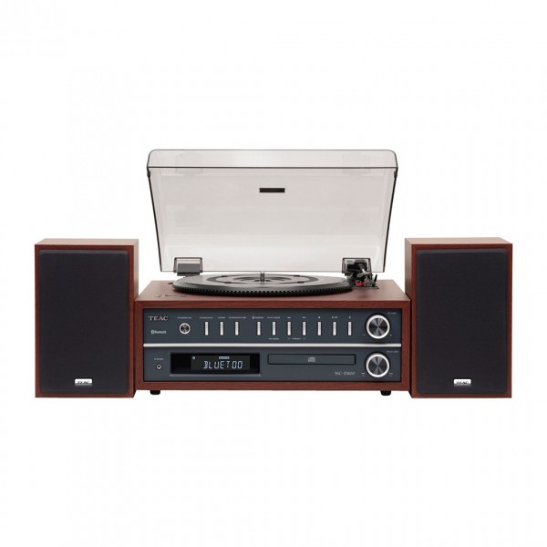 TEAC MC-D800 Cherry All In One Turntable Speaker System w/ Bluetooth at ...