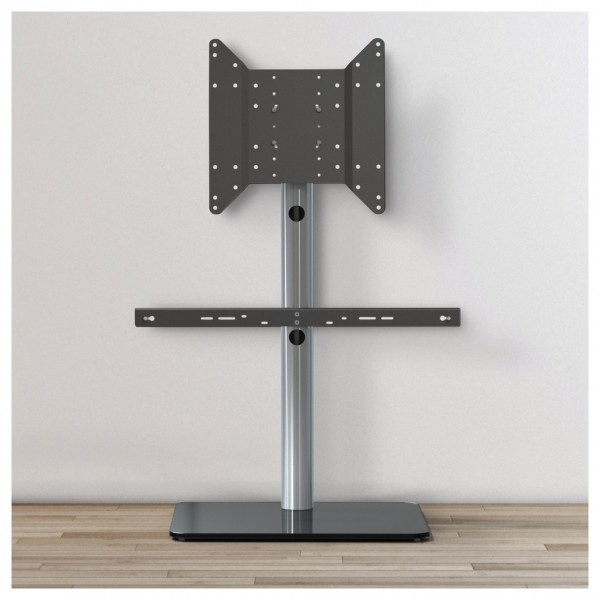 Spectral Just-Racks TV600SP Aluminium / Black Glass TV Stand with ...