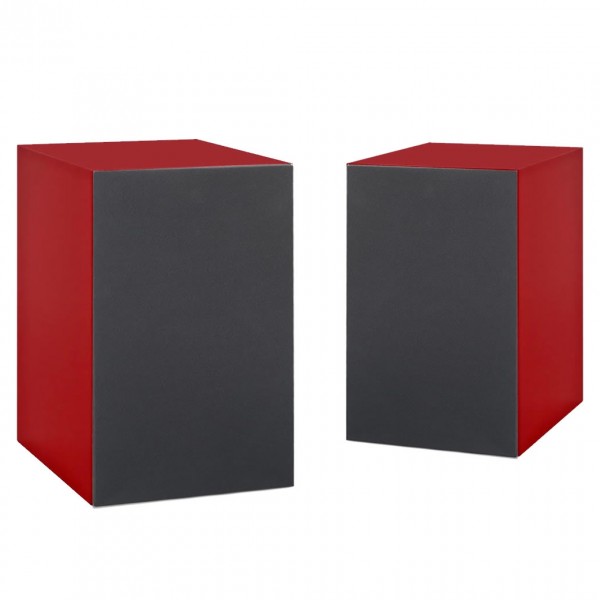 Pro-Ject Speaker Box 5 Passive Bookshelf Speakers (Pair), Gloss Red at ...