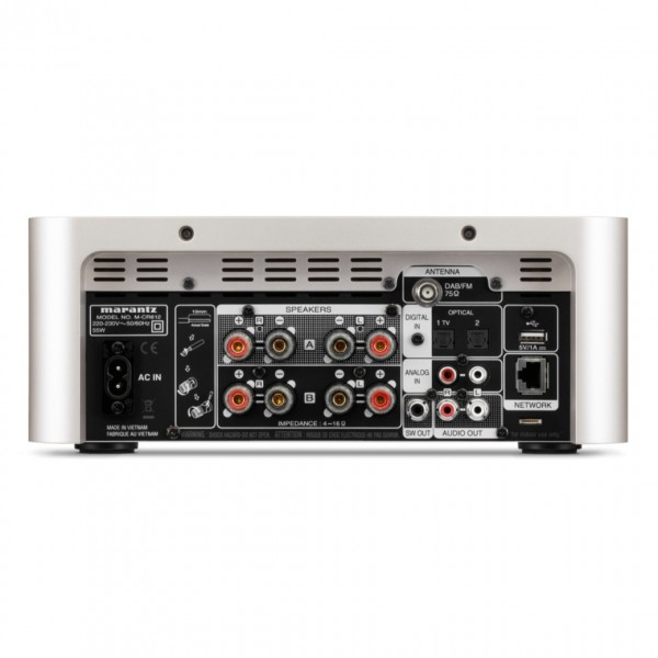Marantz Melody X M-CR612 All-In-One Hi-Fi System, Silver-Gold ...