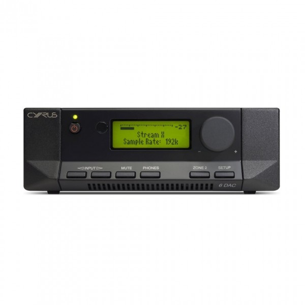 Cyrus 6 DAC QXR Black Integrated Amplifier at AV.com