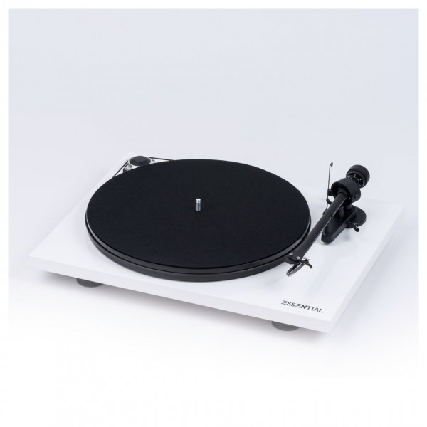 Pro-Ject Essential 3 White Phono Turntable (Cartridge Included ...